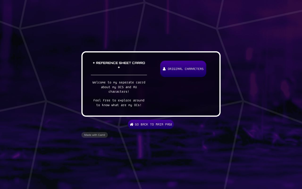 ARCHIE'S REFERENCE SHEETS